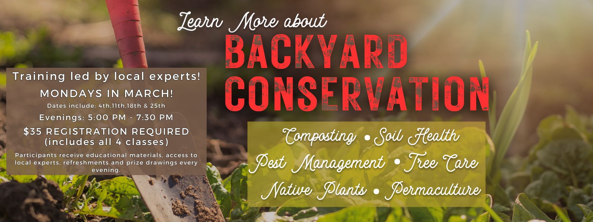 Backyard Conservation – Spokane Conservation District